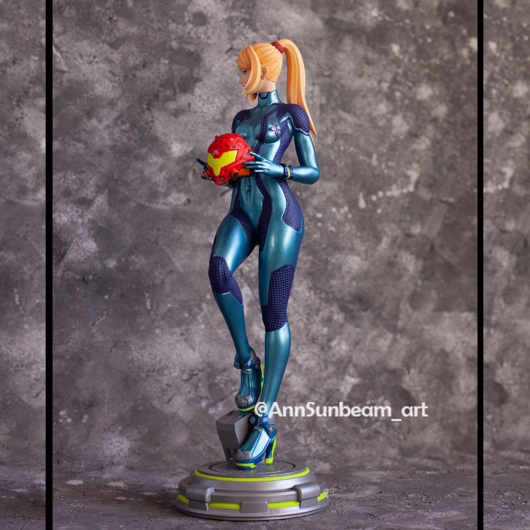 Samus Aran figurine PAINTED scale 1/6 Pre-Order FanArt - Inspire Uplift