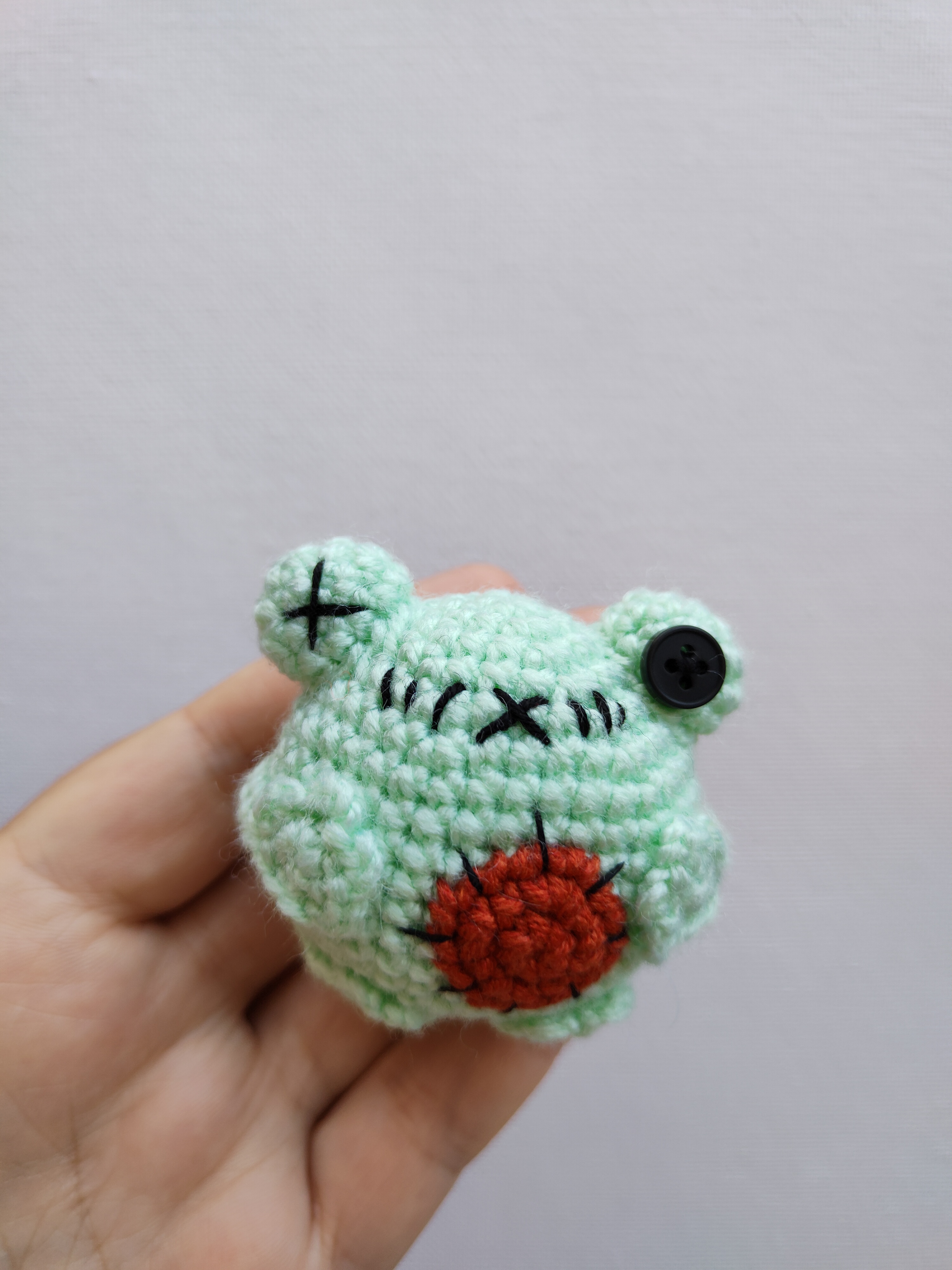 Crochet zombie frog pattern, frog plush, crochet zombie, ami - Inspire ...