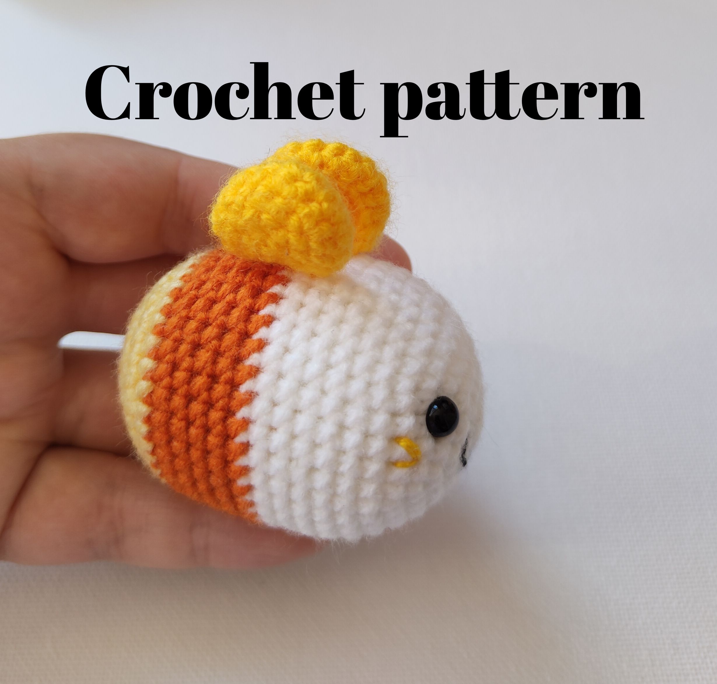 Crochet Candy Corn Bee pattern, crochet bee, crochet bee pat | Inspire ...