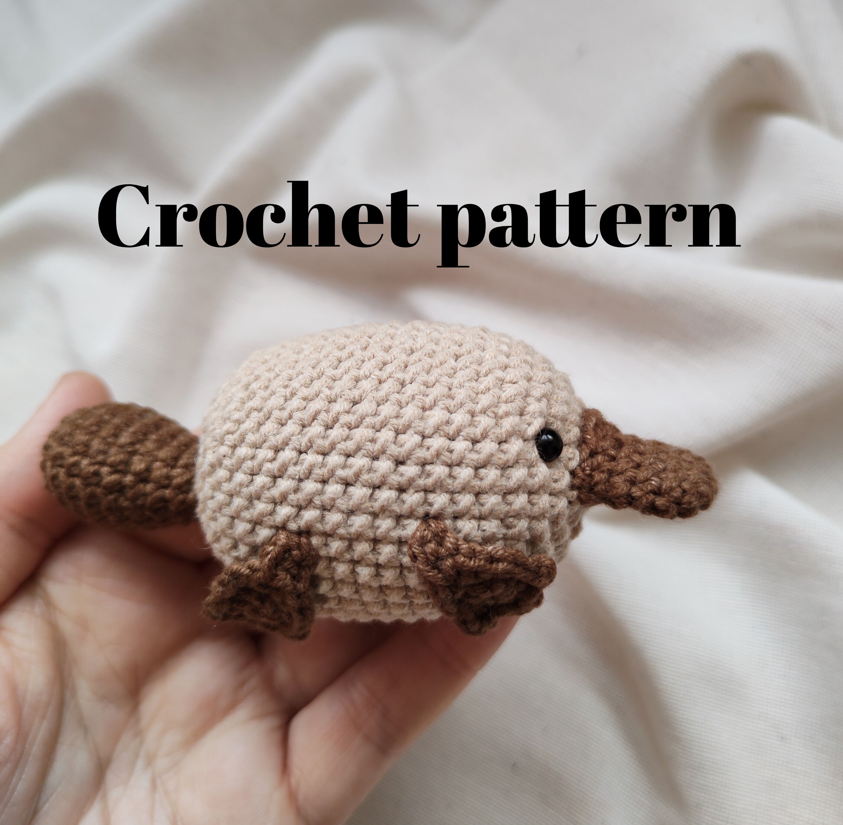 Crochet pattern, crochet platypus, Perry the platypus, platy | Inspire ...
