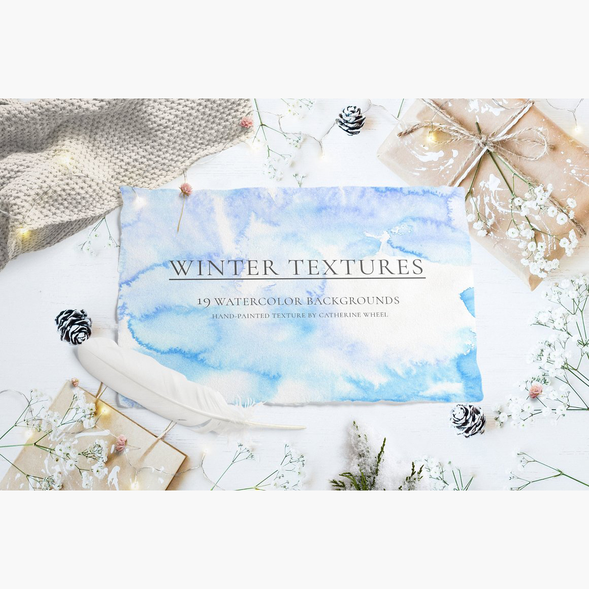 Watercolor Winter Textures Backgrounds, wallpaper, wedding i | Inspire ...
