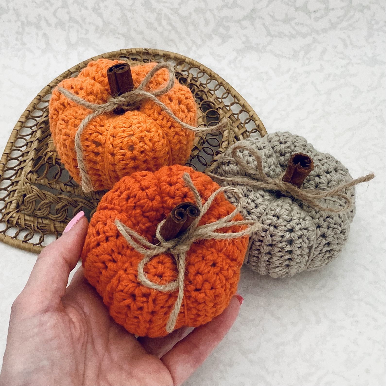 Pumpkin CROCHET PATTERN PDF autumn decor mini pumpkins toy | Inspire Uplift