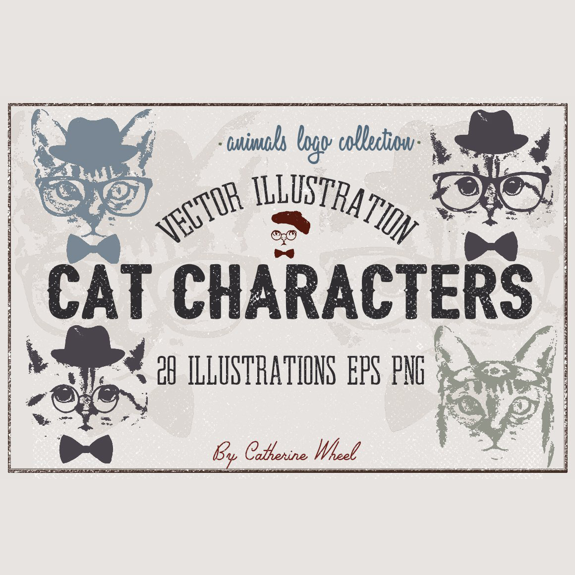 Vector Cat Illustrations | Inspire Uplift