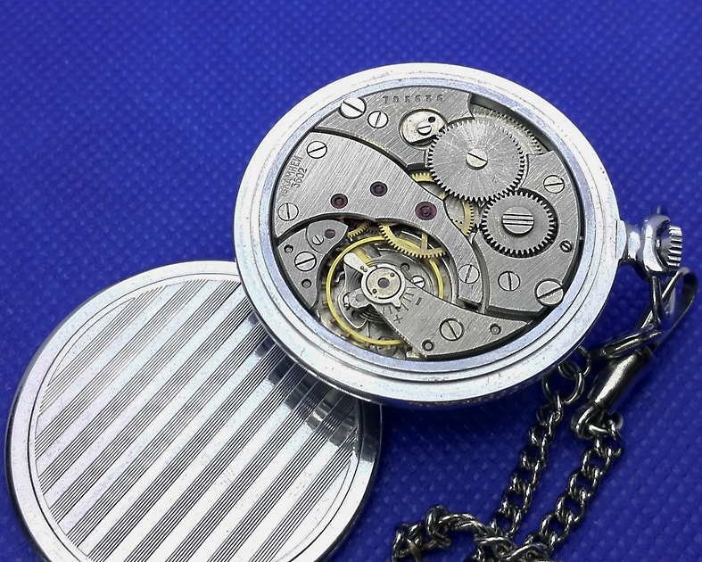 Antique Pocket Watch Molnija. Vintage Soviet watch USSR - Inspire Uplift