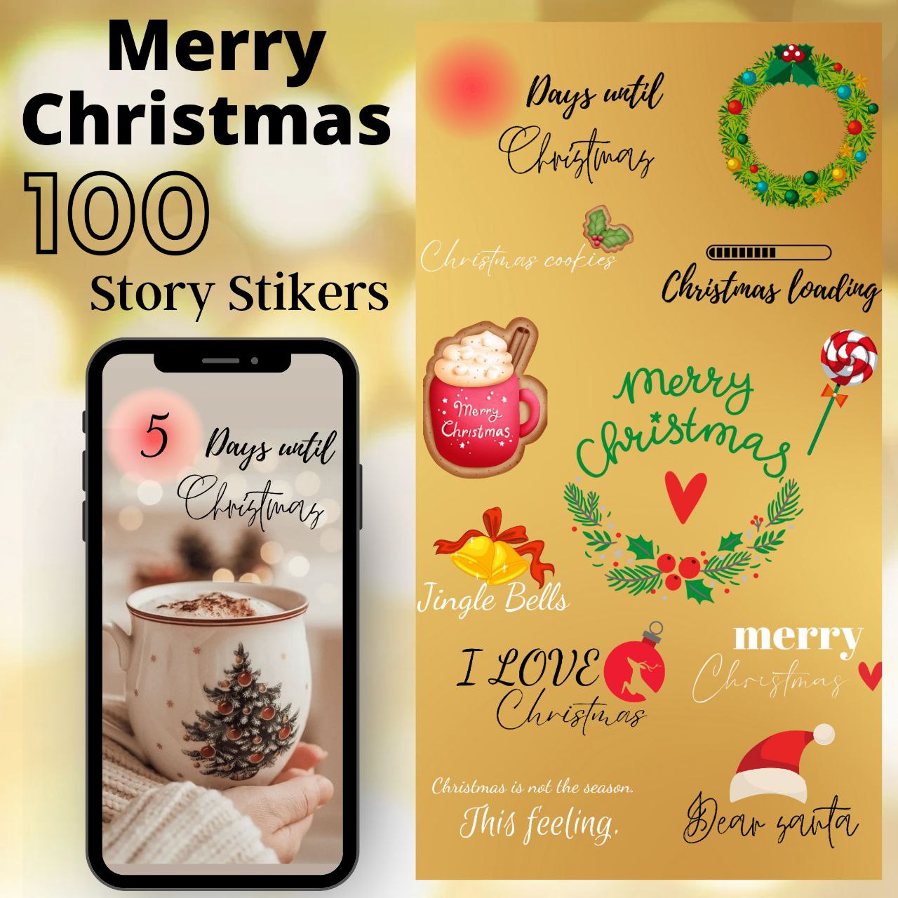 Story sticker, Christmas stickers, Instagram stories, Christ - Inspire ...