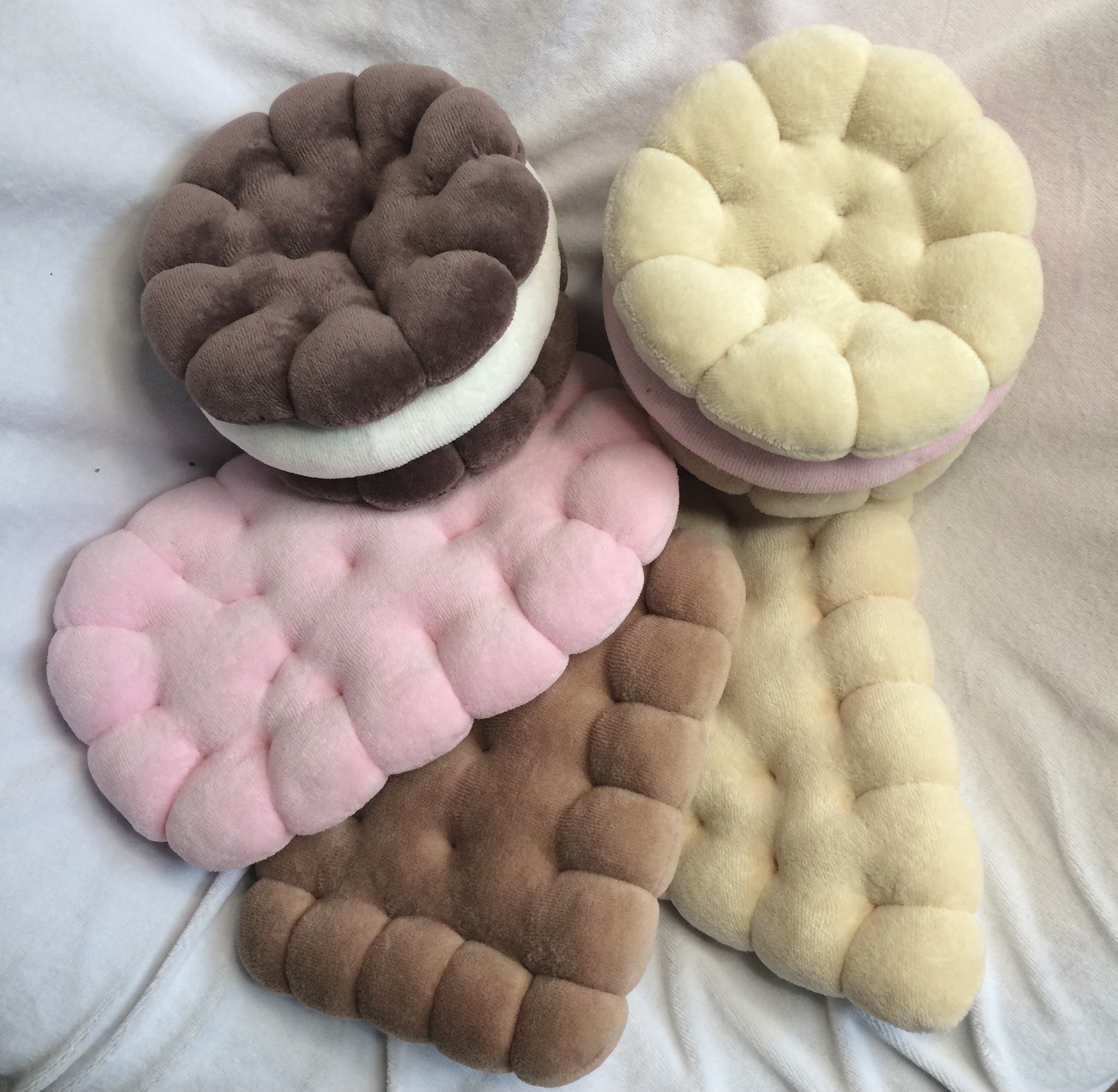SET OF 5 COOKIES cracker MINI pillows - Stuffed toy-pillows - Inspire ...