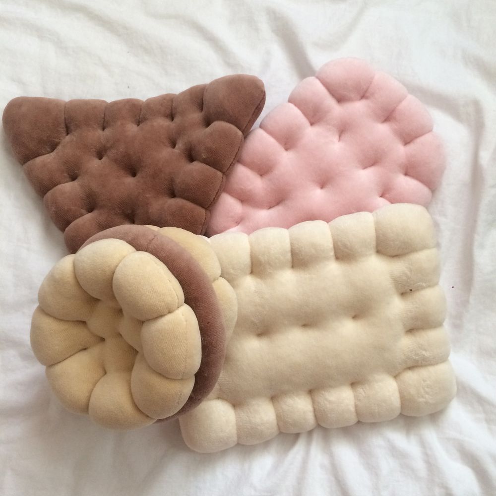 SET OF 4 COOKIES cracker MINI pillows - Stuffed toy-pillows | Inspire ...