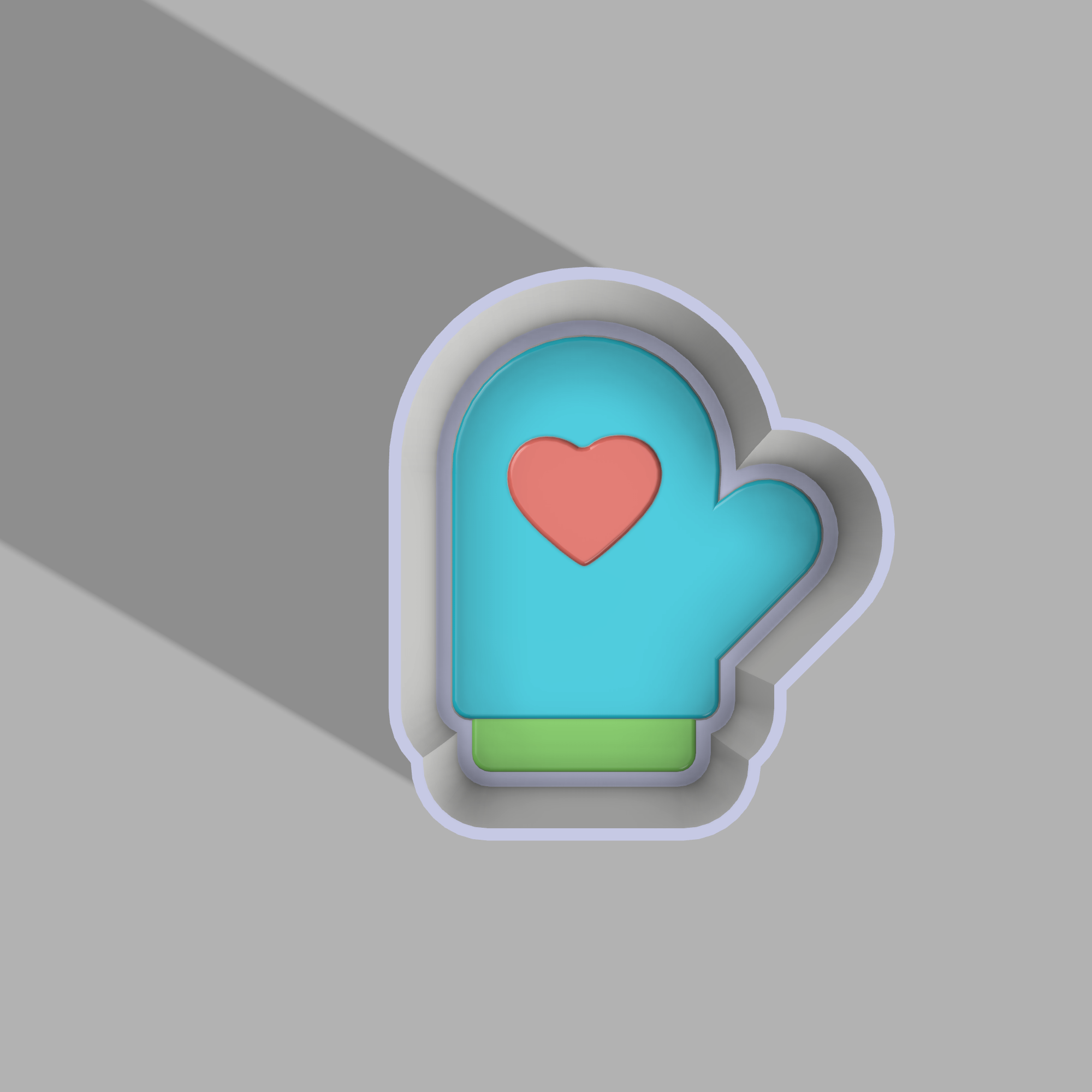 MITTEN BATH BOMB MOLD STL file for 3D Printing | Inspire Uplift