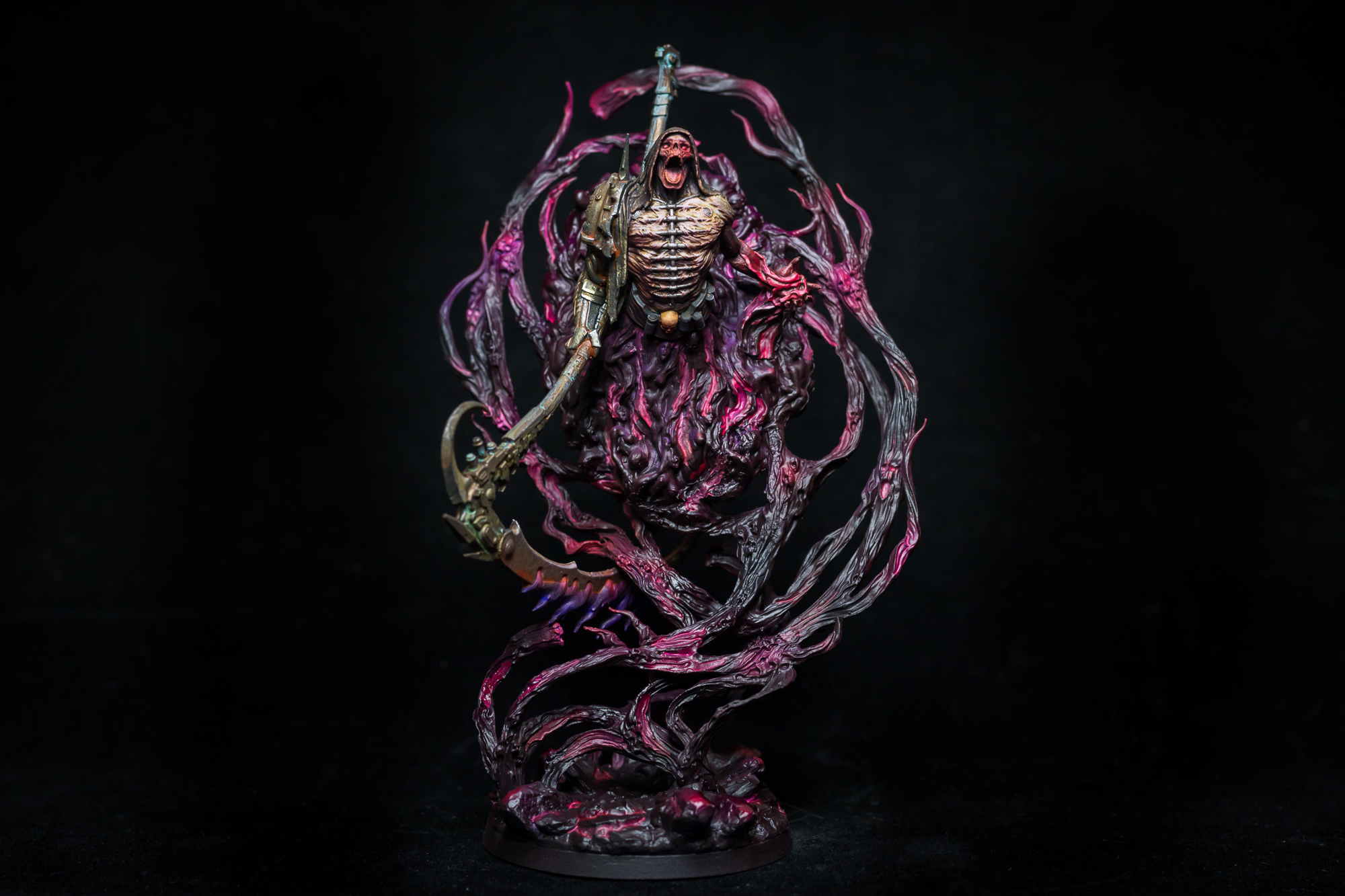 Death Elemental from CreatureCaster - Painting comission - Inspire Uplift