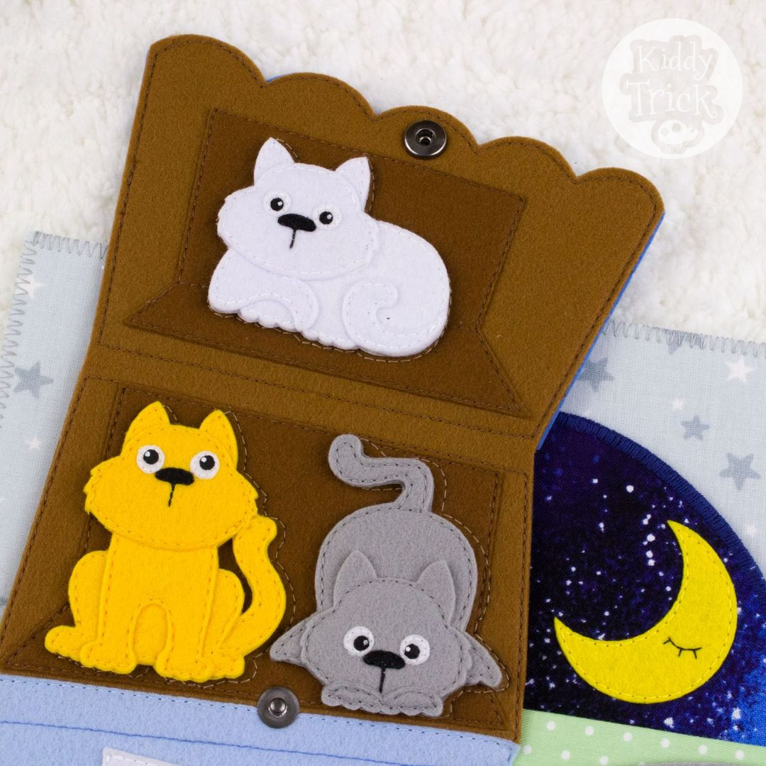 PDF Pattern Felt book page CATS - Inspire Uplift