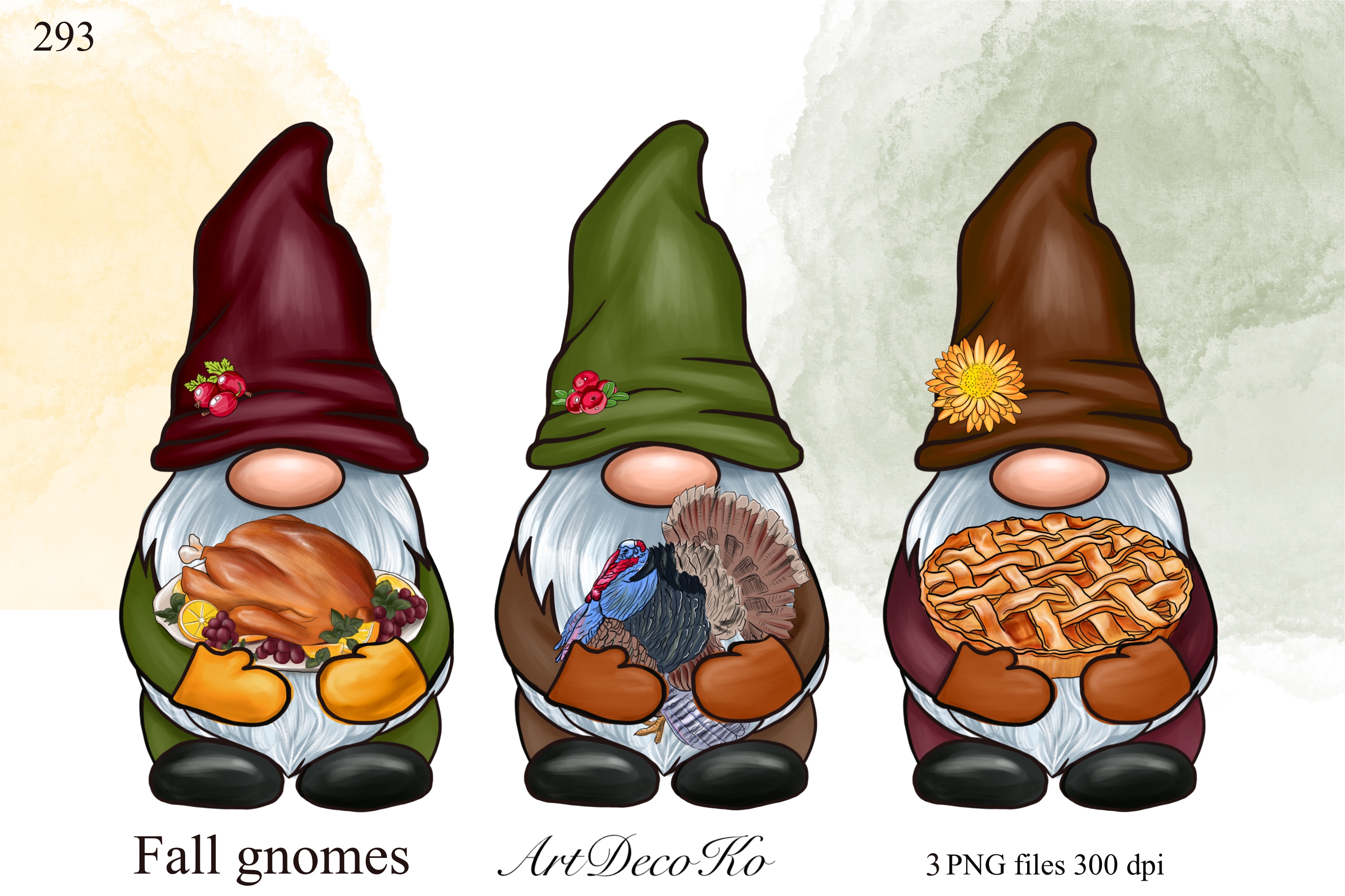 Fall Gnomes, Thanksgiving Gnomes - Inspire Uplift