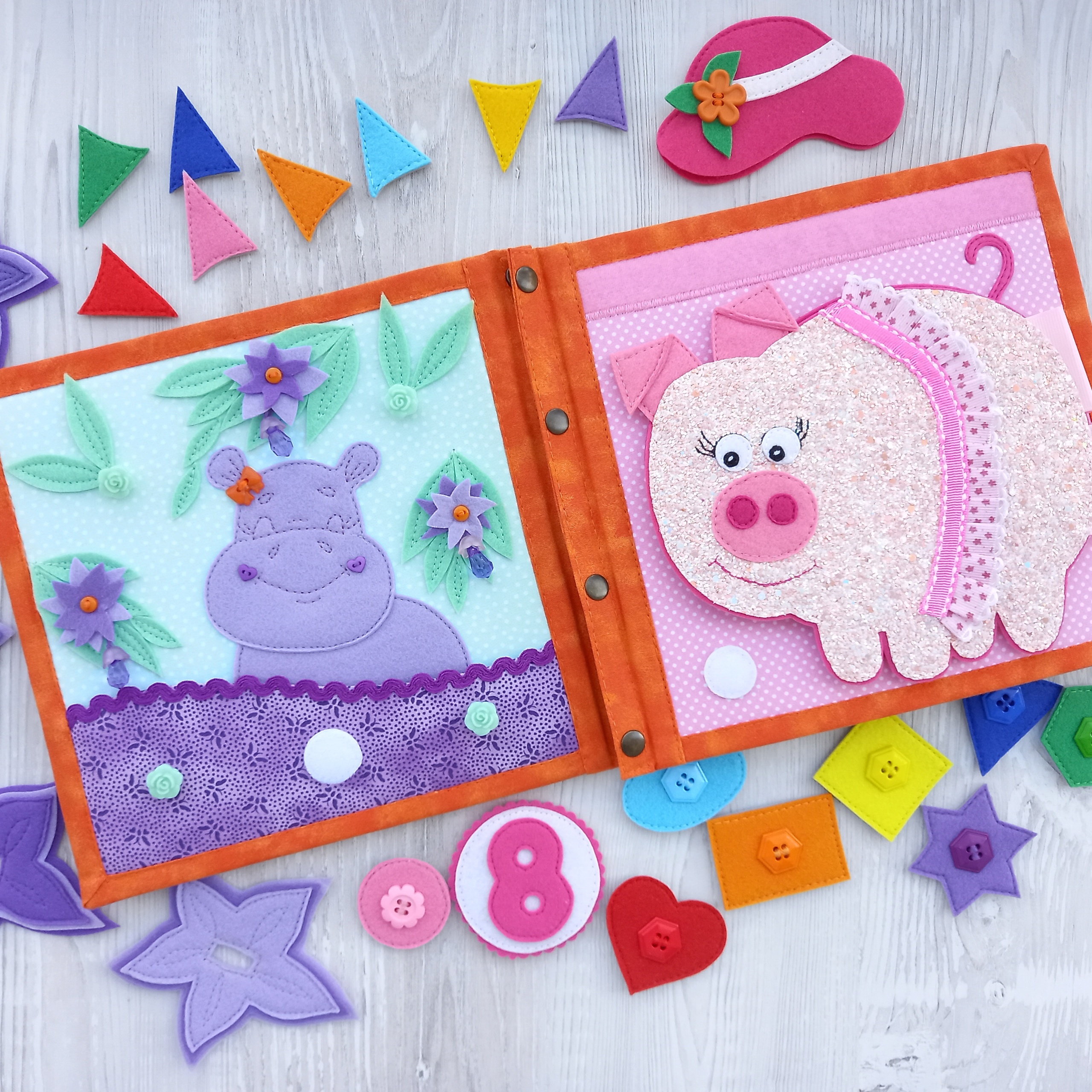 Counting from 1- 10,Educational rainbow book, Toddler busy b - Inspire ...