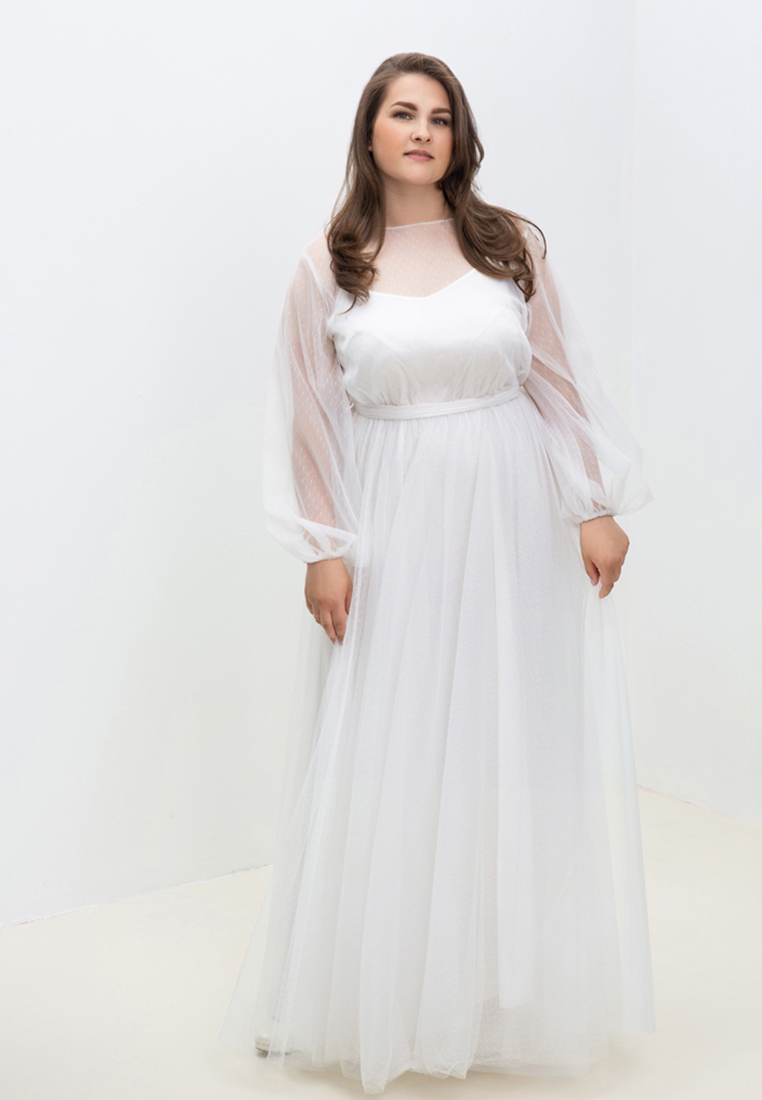 Wedding Dress Crystal Plus size | Inspire Uplift