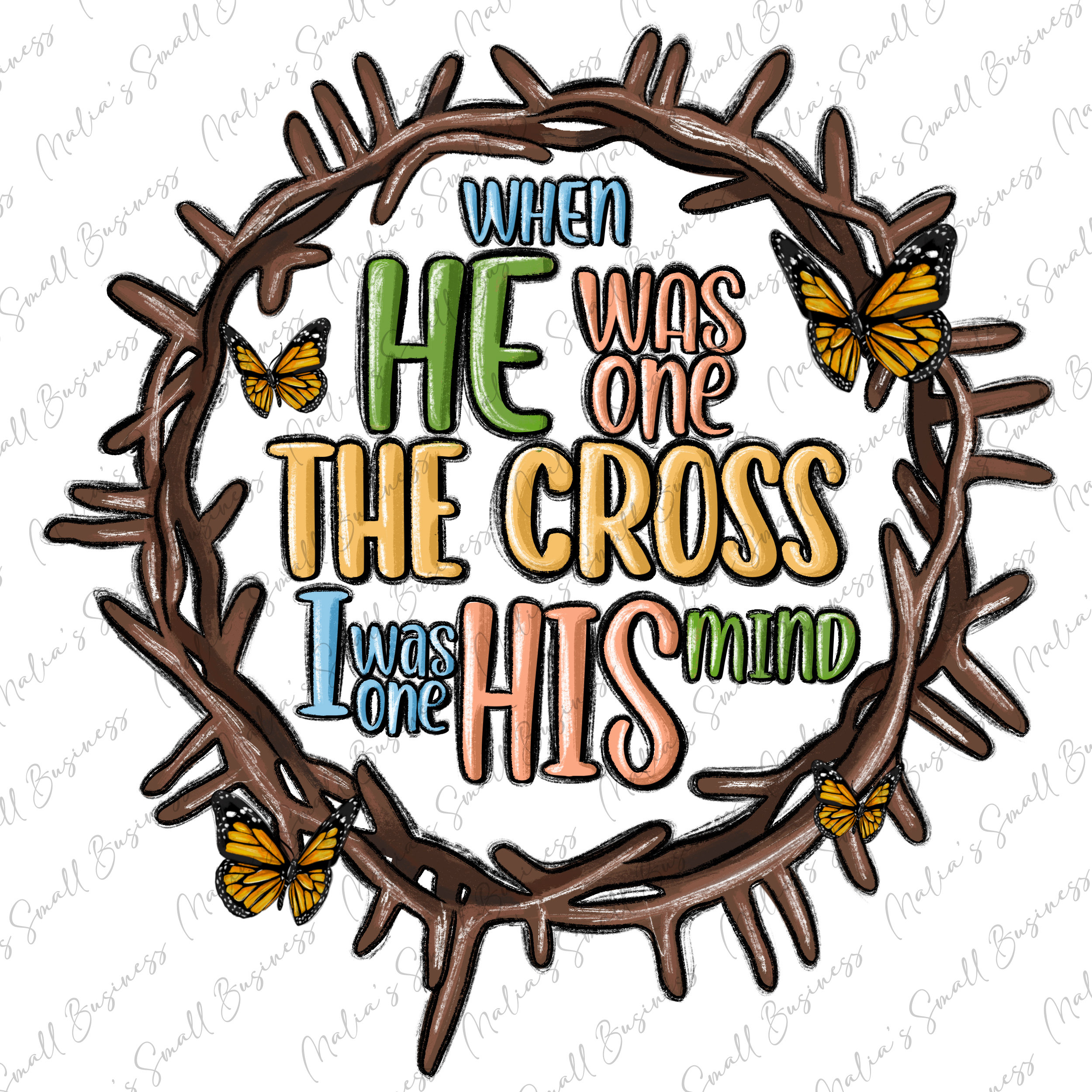 When he was one the cross i was one his mind png, Easter Day | Inspire ...