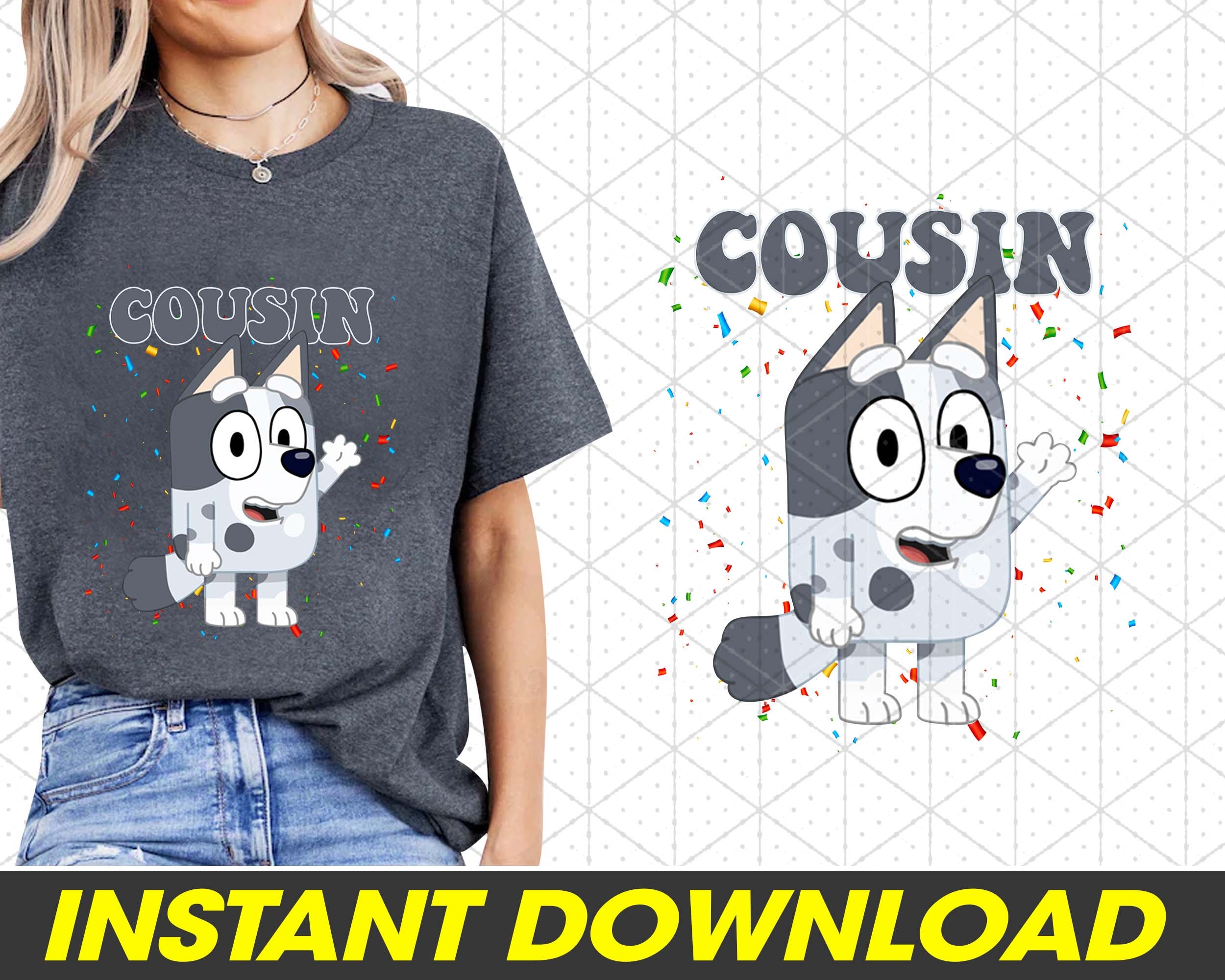 Cousin Bluey PNG, Bluey And Bingo, Bluey Family PNG, Bluey F | Inspire ...