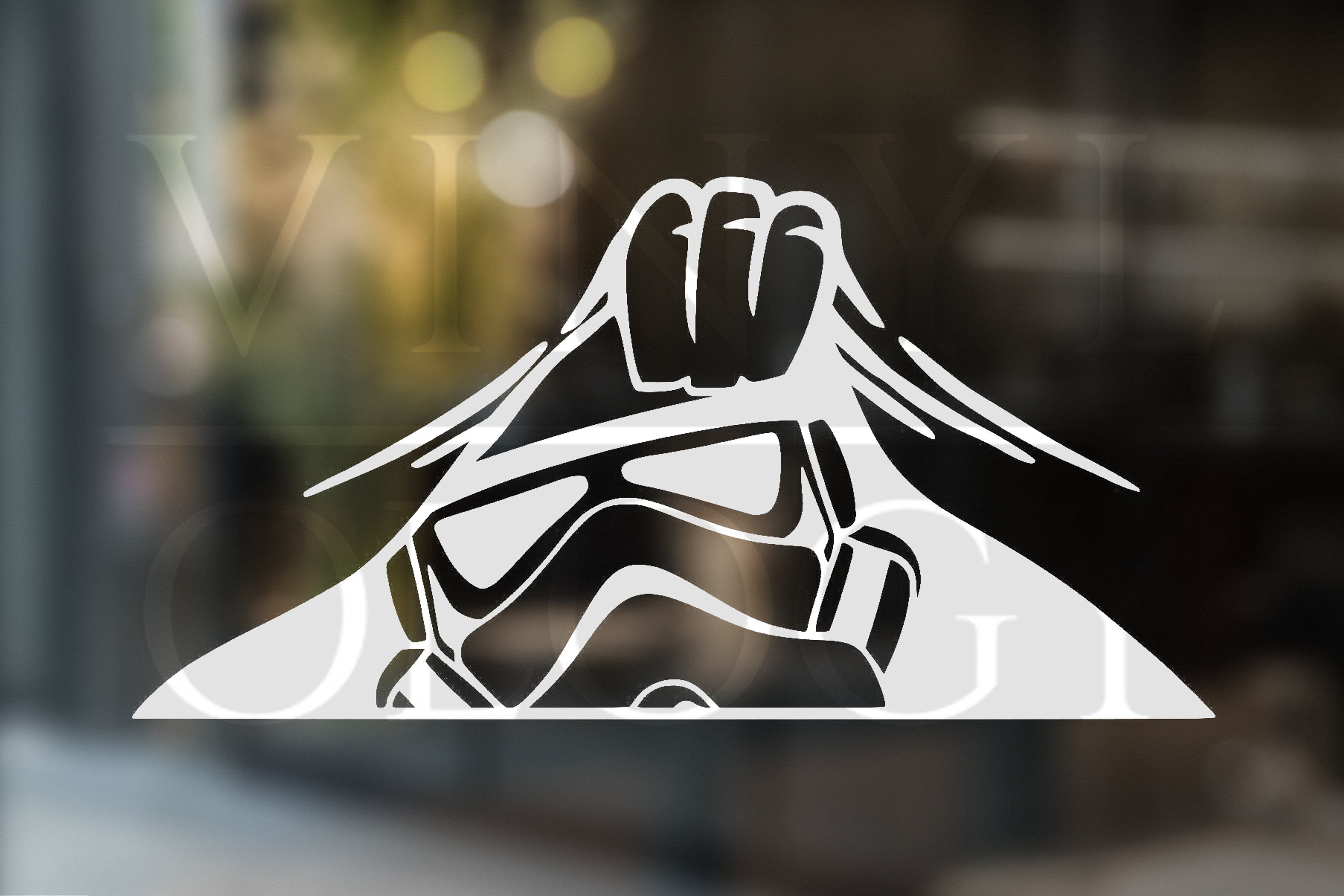 Stormtrooper Peeking Through Window Sticker Star Wars Inspi, | Inspire ...