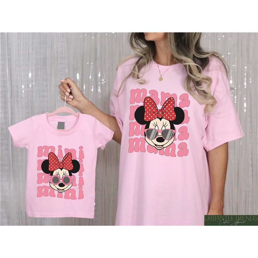Mama and Mini Matching Png, Mama and Minnie Mouse Digital Pn | Inspire ...
