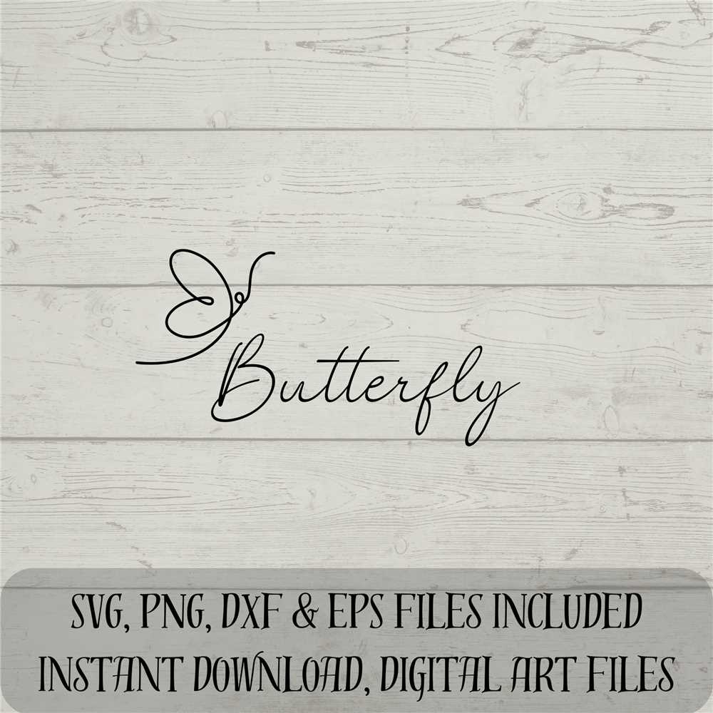 Butterfly SVG Graceful and Delicate Digital Download | Inspire Uplift