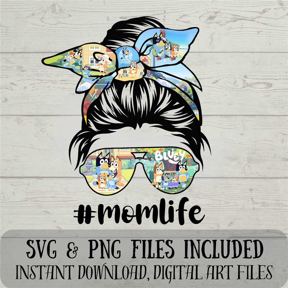 In My Bluey Mom Era SVG Mum Life SVG Mom Life SVG | Inspire Uplift