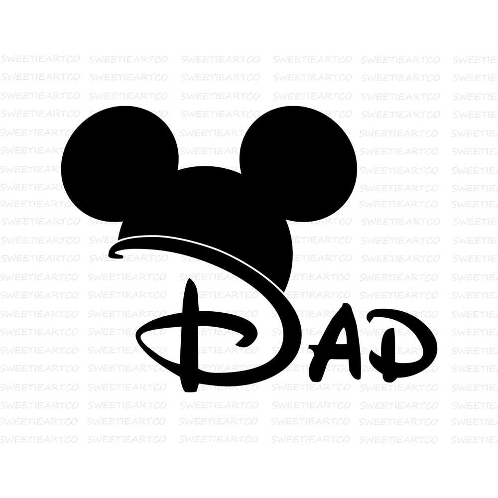 Mouse Dad SVG, Father's Day Svg, Mouse Ear Dad Svg, Gift For | Inspire ...