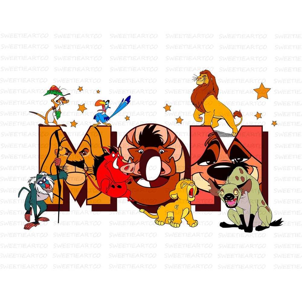 Mom SVG, Lion And Friends Svg, Mother's Day Svg, Family Matc - Inspire ...