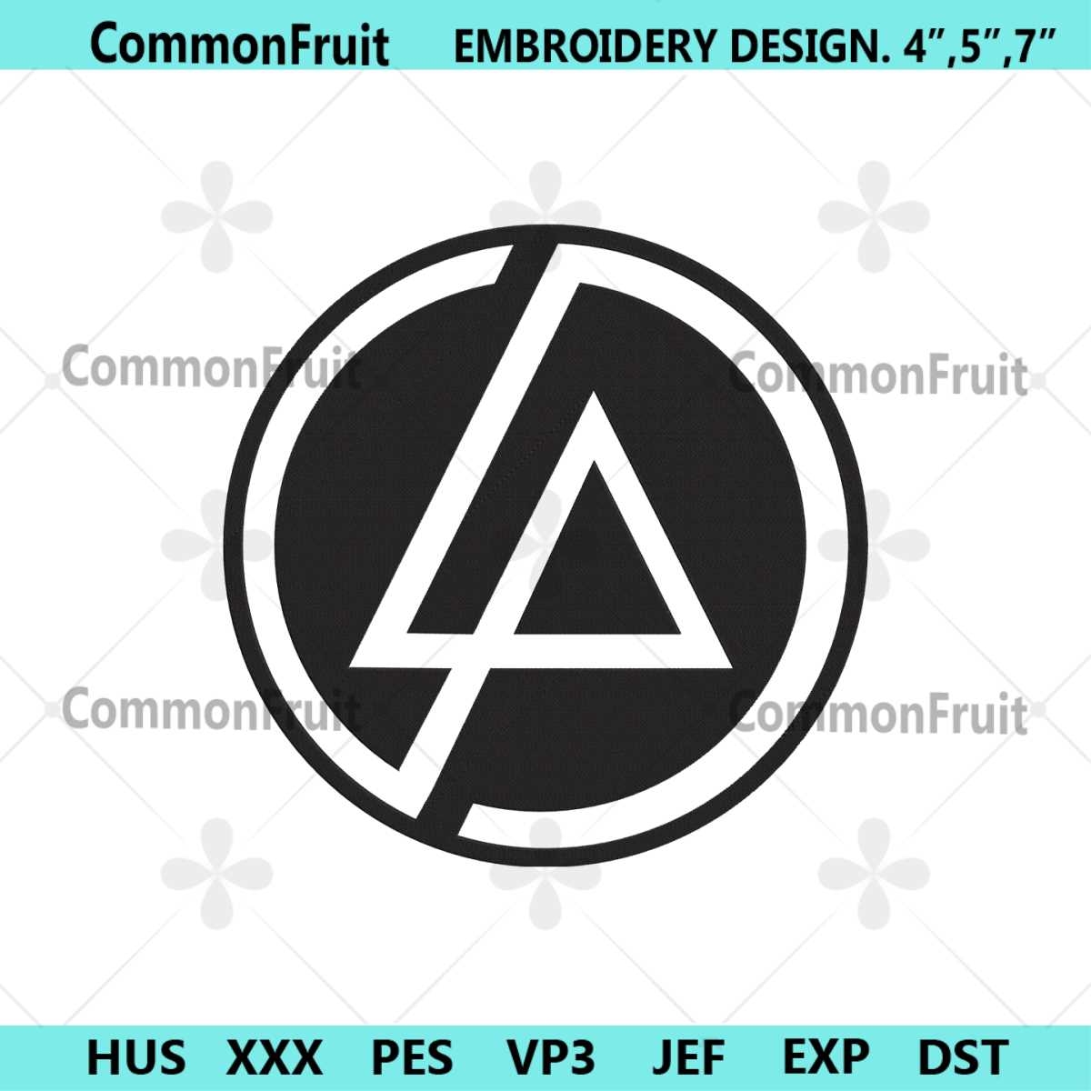 Linkin Park Circle Logo Rock Band Embroidery Design Download - Inspire ...