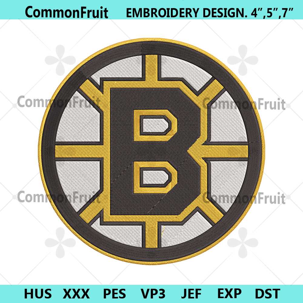 Boston Bruins Logo NHL Embroidery Design, Boston Bruins Embr | Inspire ...