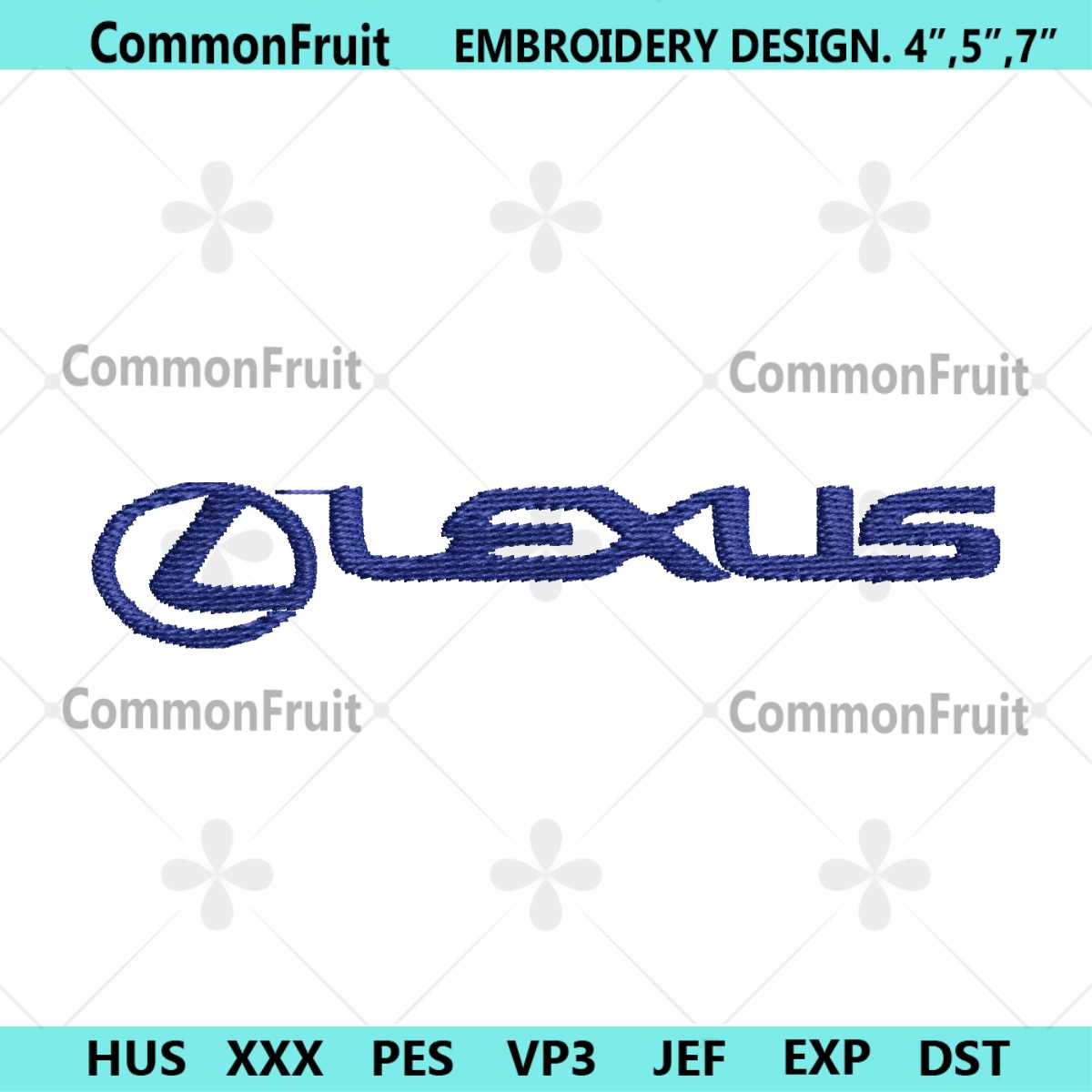Lexus Embroidery Logo Digitizing Logo Car Embroidery File | Inspire Uplift