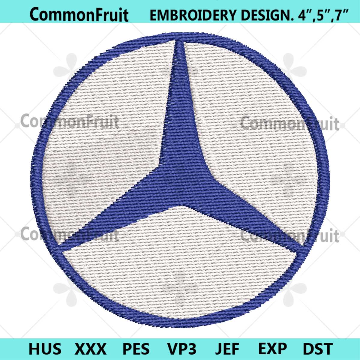 Brand Mercedes Logo Embroidery Download File Mercedes Design | Inspire ...