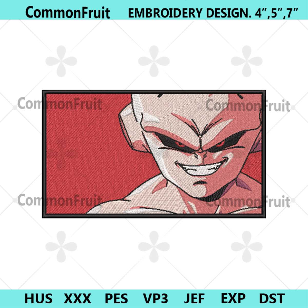 Kid Buu Embroidery Design Dragon Ball Anime Embroidry File - Inspire Uplift