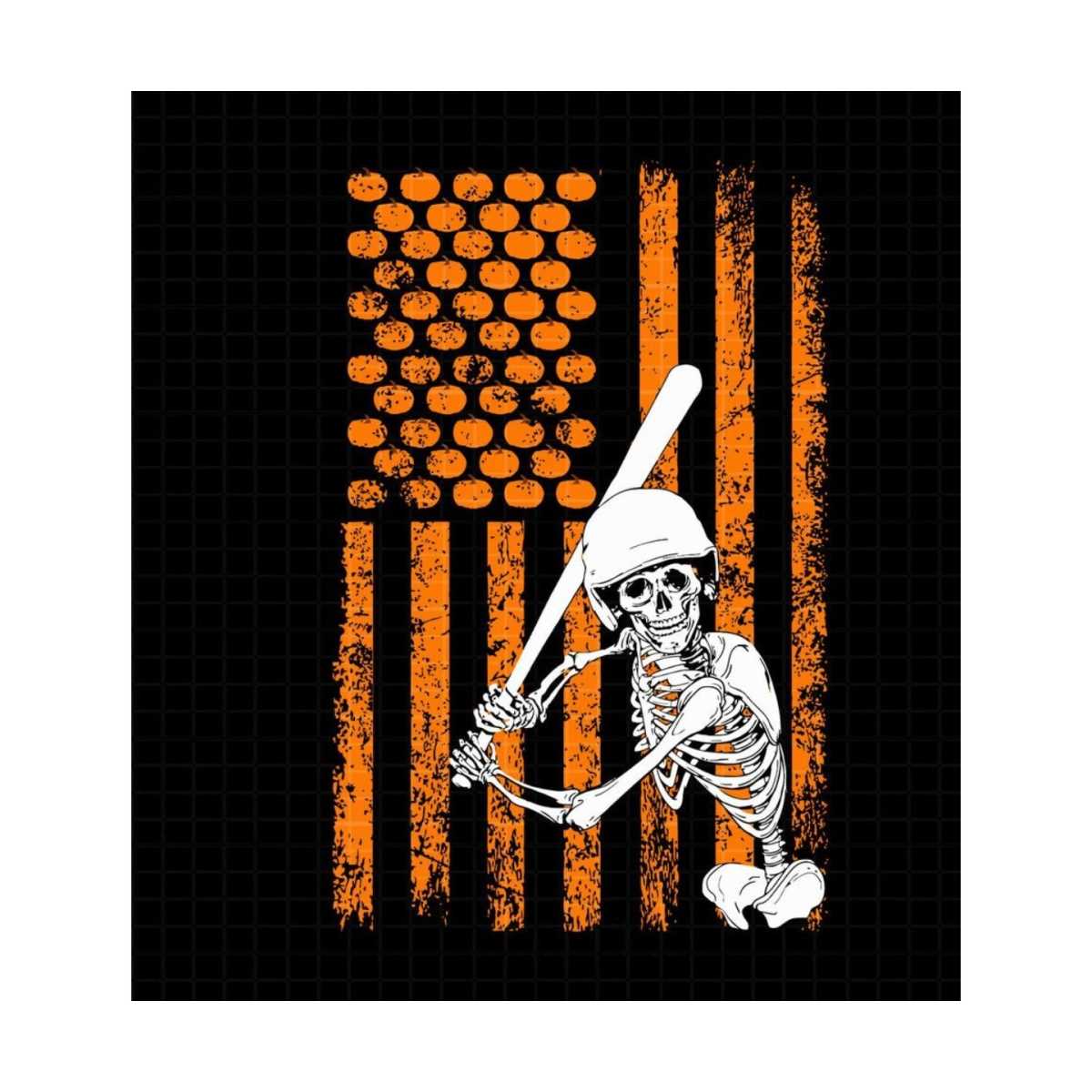 Baseball Skeleton Svg | Inspire Uplift