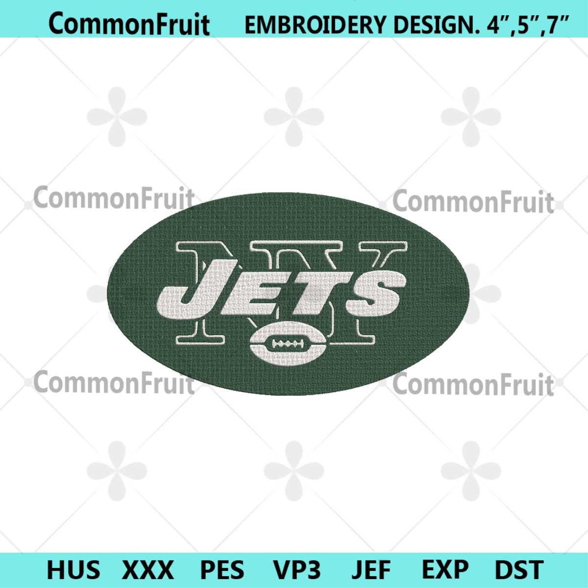 New York Jets Logo NFL Embroidery Design, New York Jets Embr | Inspire ...
