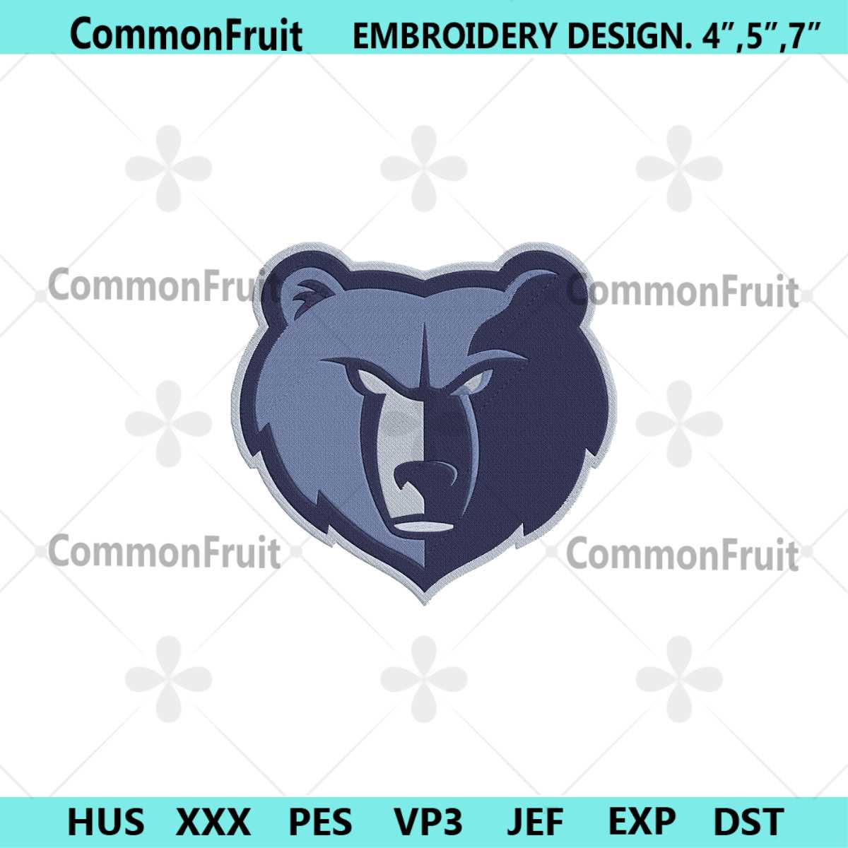 Memphis Grizzlies Symbol Embroidery Download Design, Memphis | Inspire ...
