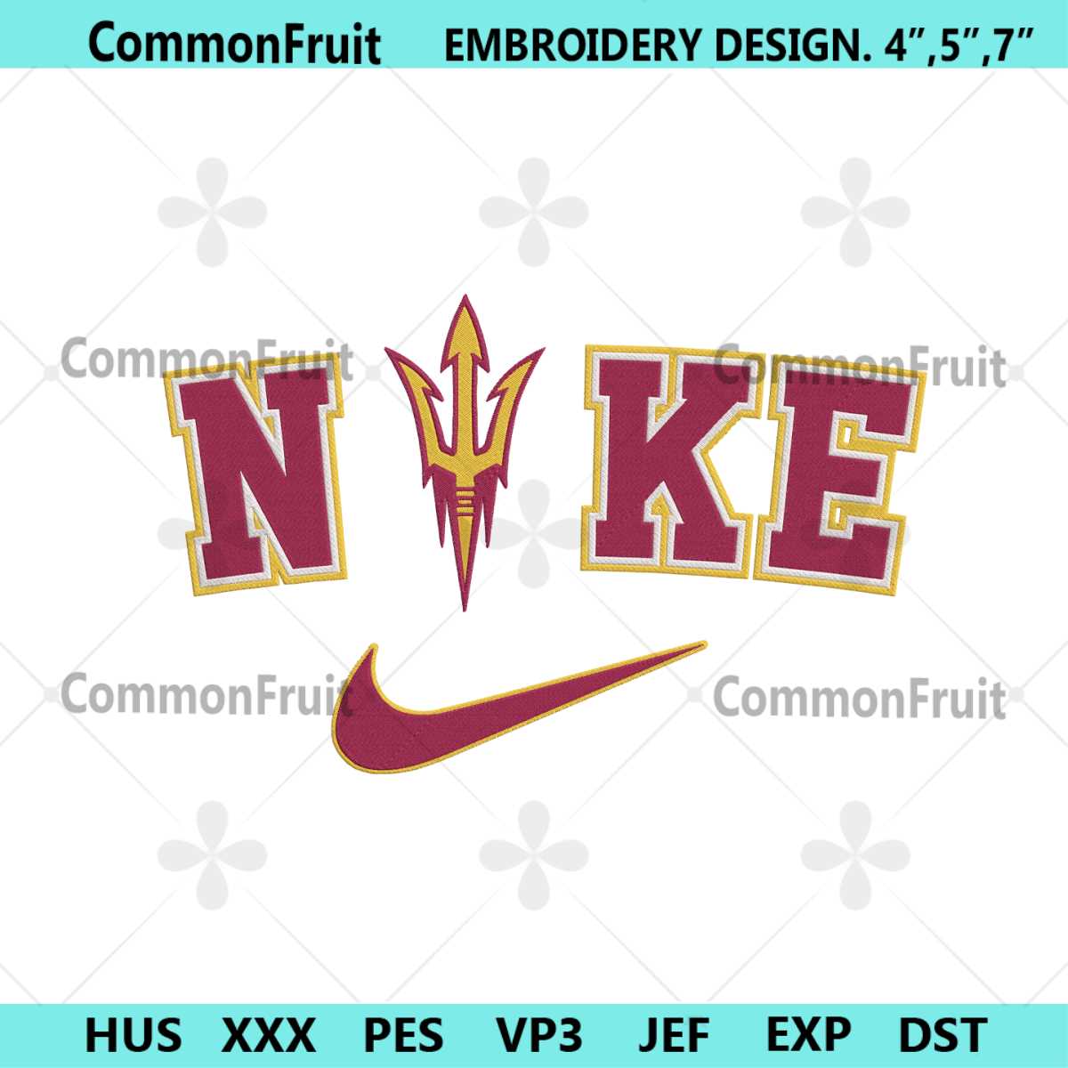 Arizona State Sun Devils Nike Logo Embroidery Design Downloa | Inspire ...