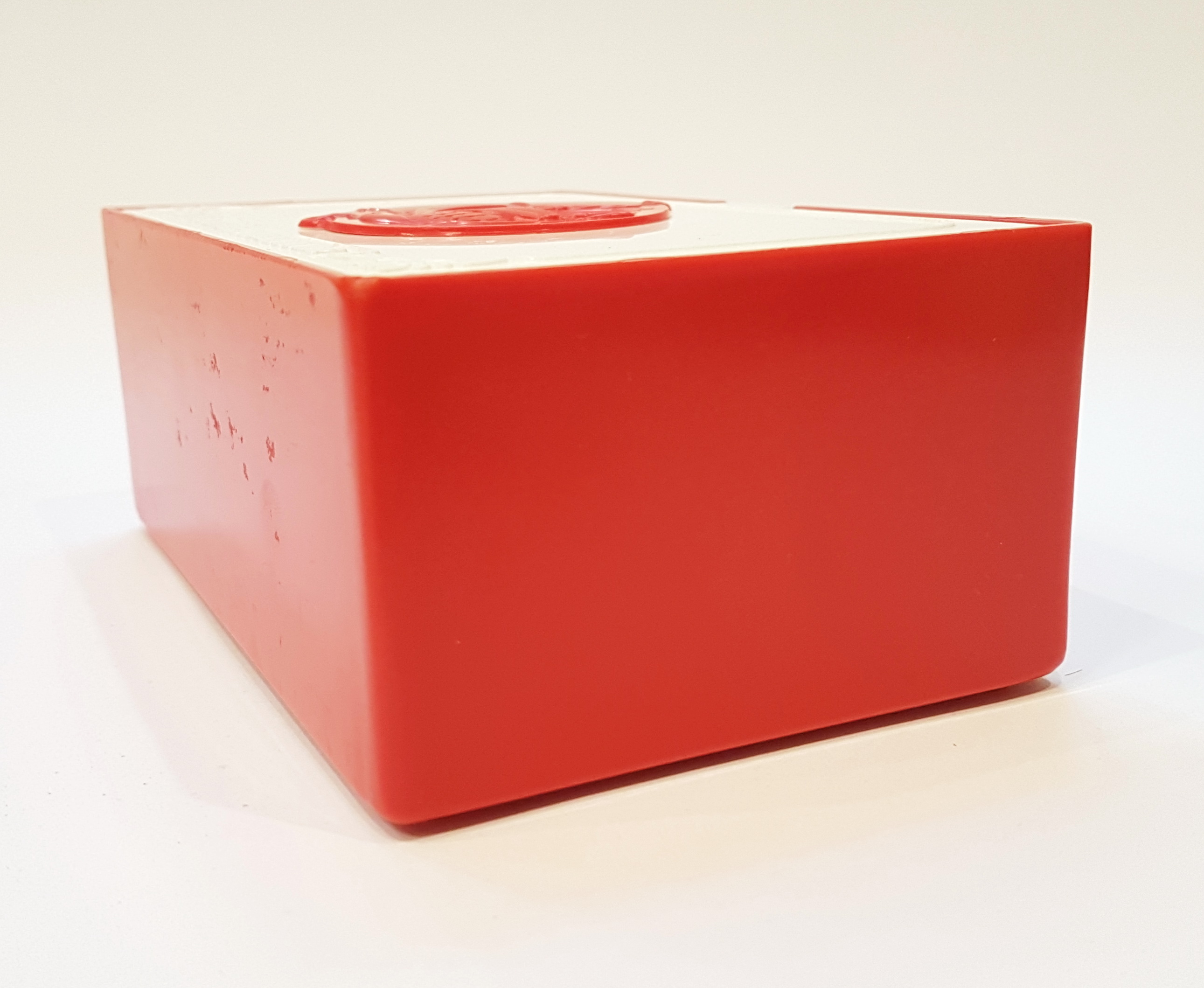 Vintage USSR Red&White Plastic Casket Box FIREBIRD 1970s - Inspire Uplift