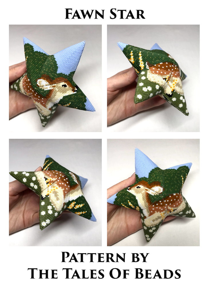 PDF Fawn 3D Peyote Star Beading Pattern / Deer Beaded Star P - Inspire ...