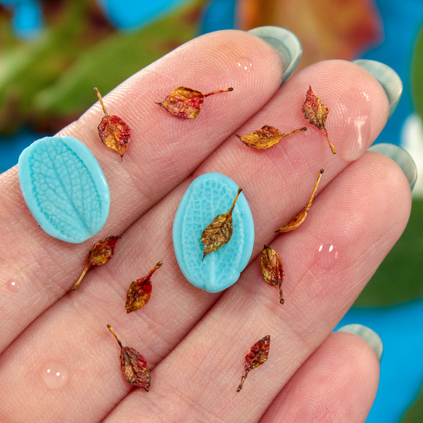 TUTORIAL Miniature fall leaves and mold | Miniature plant tu - Inspire ...