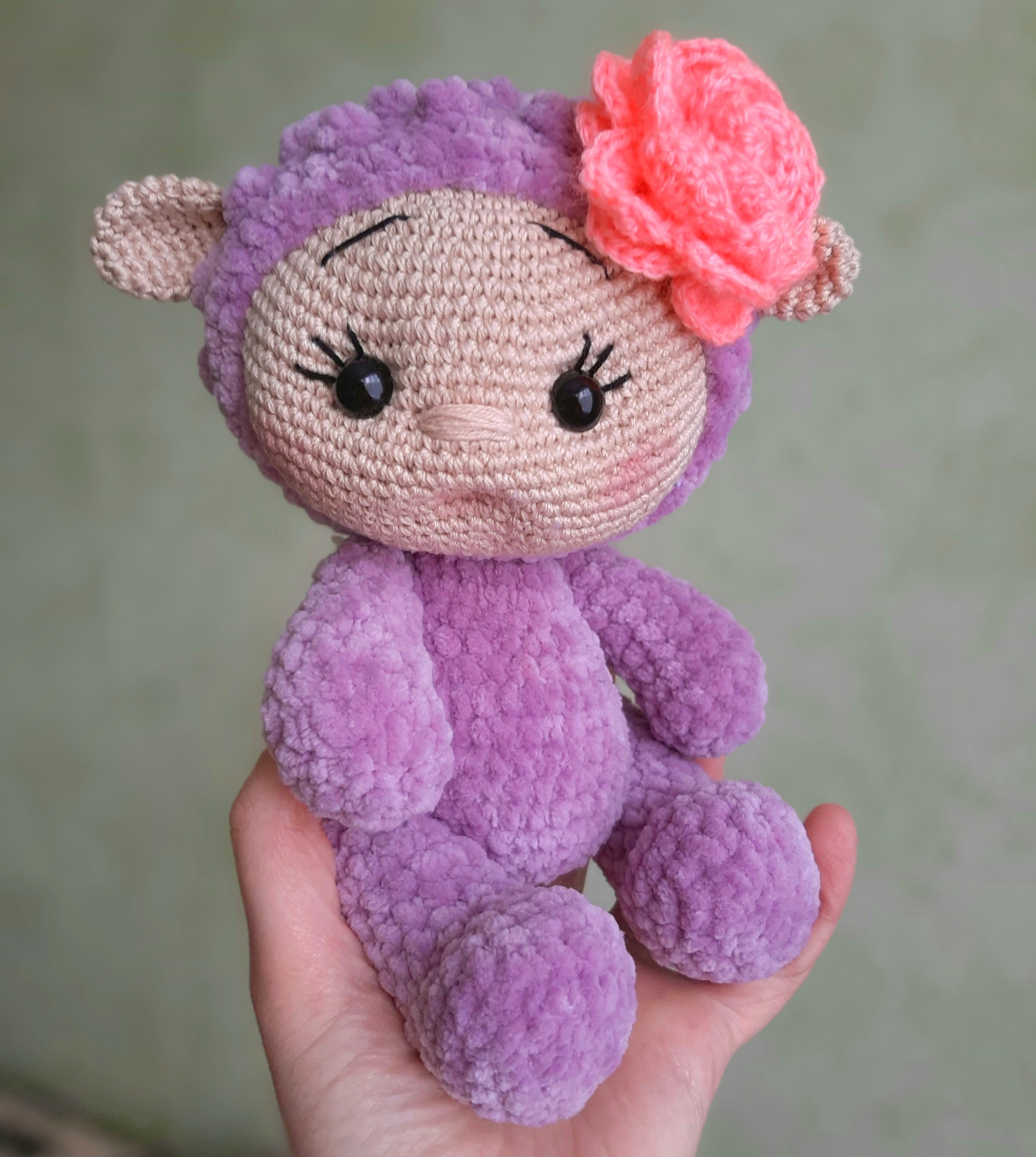 lamb teddy plush, Stuffed animal lamb toy, Cute stuffed lamb - Inspire ...