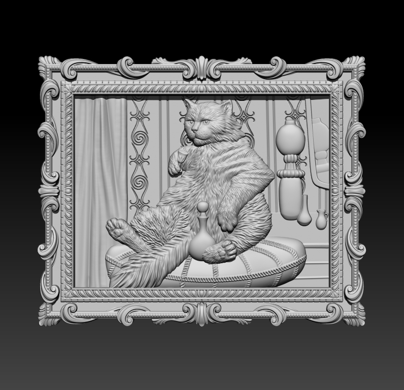 3d Model Stl Cnc Router File Begimot Cat Inspire Uplift