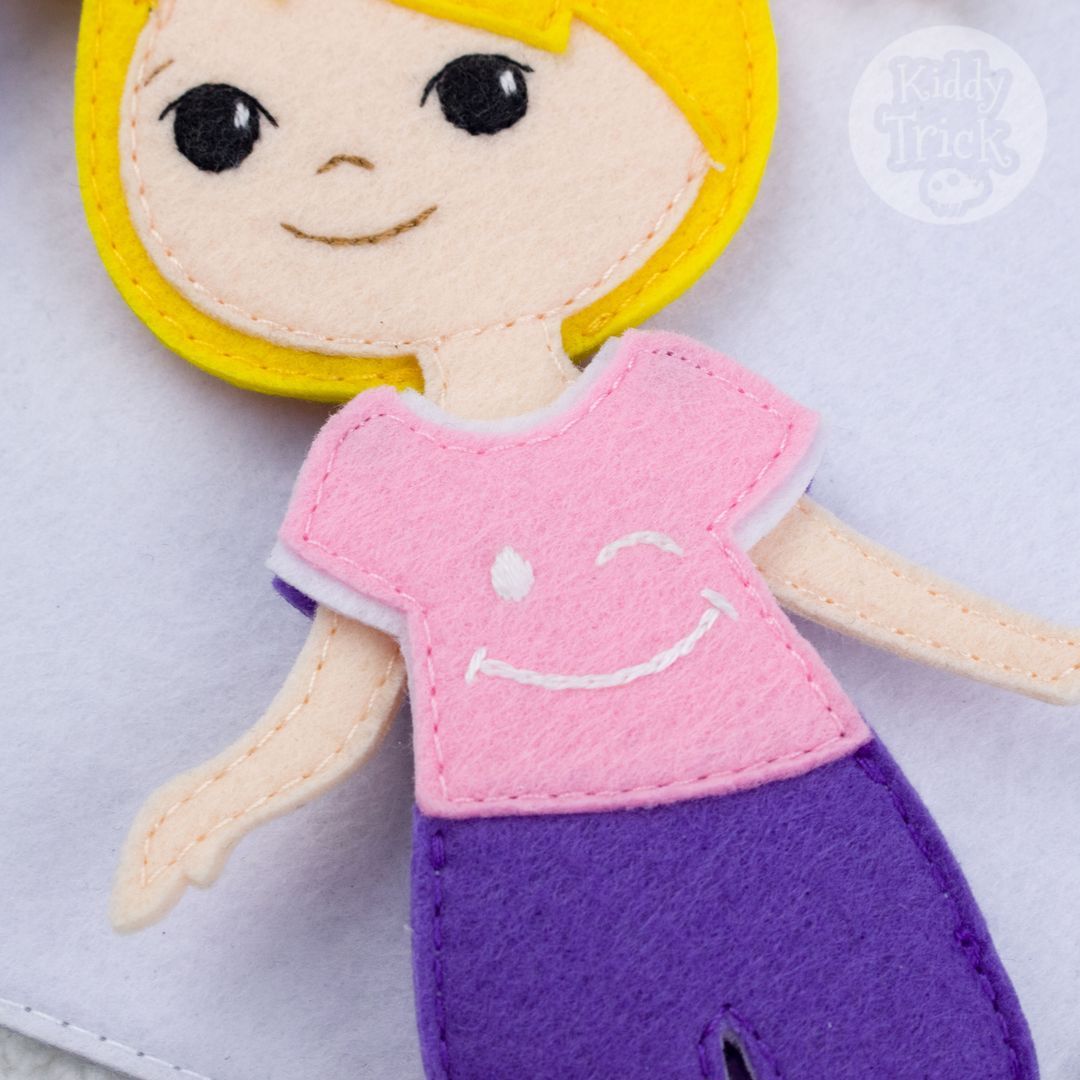 PDF Pattern Felt Dolls - Inspire Uplift