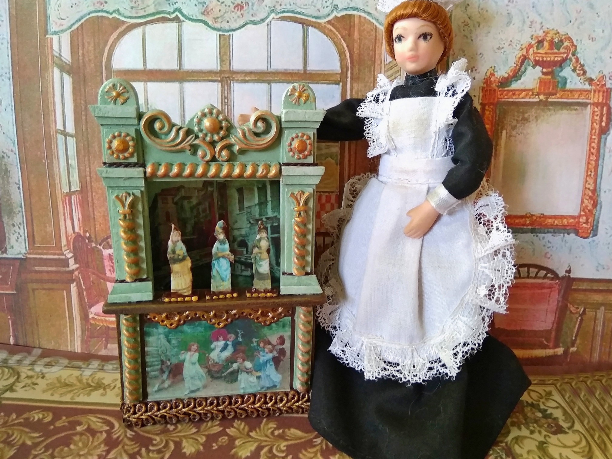 Miniature puppet theater for doll houses.1:12 scale. - Inspire Uplift