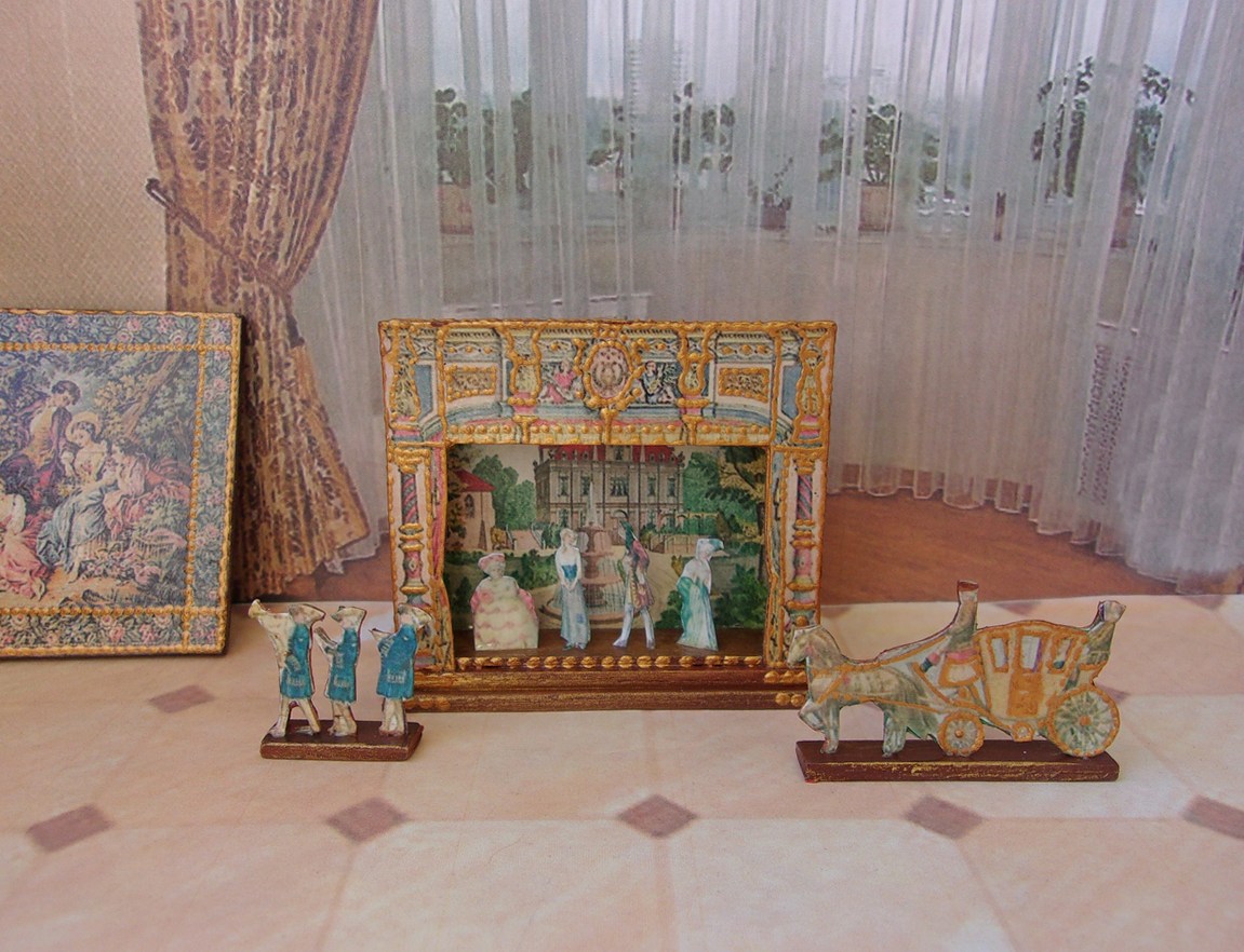 Theater for puppets. Dollhouse miniature.1:12 scale. | Inspire Uplift