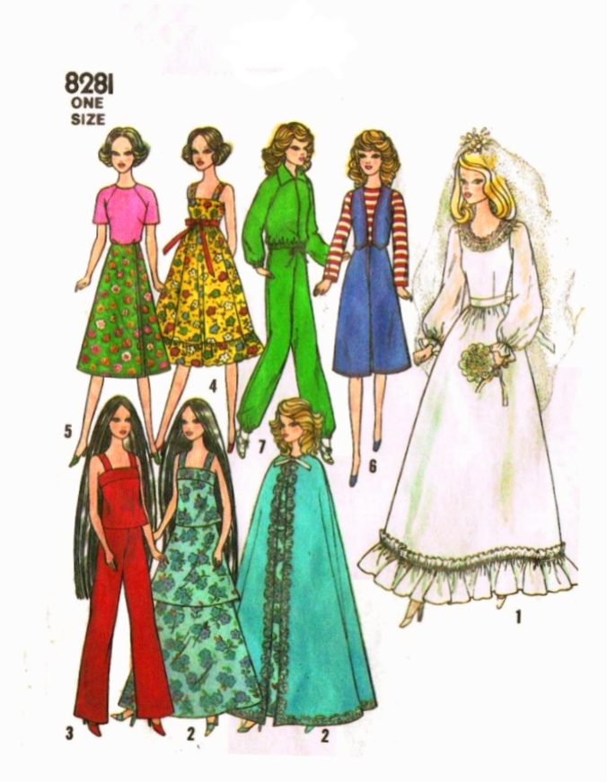 Barbie clothes Patterns Simplicity 8281 PDF | Inspire Uplift