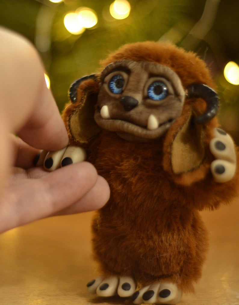 Tiny Ludo,Labyrinth, ooak ,handmade gift, furry animal, kawa | Inspire ...