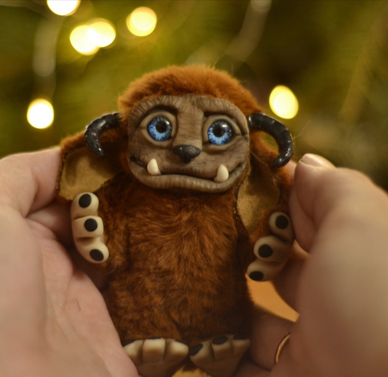 Tiny Ludo,Labyrinth, ooak ,handmade gift, furry animal, kawa - Inspire ...