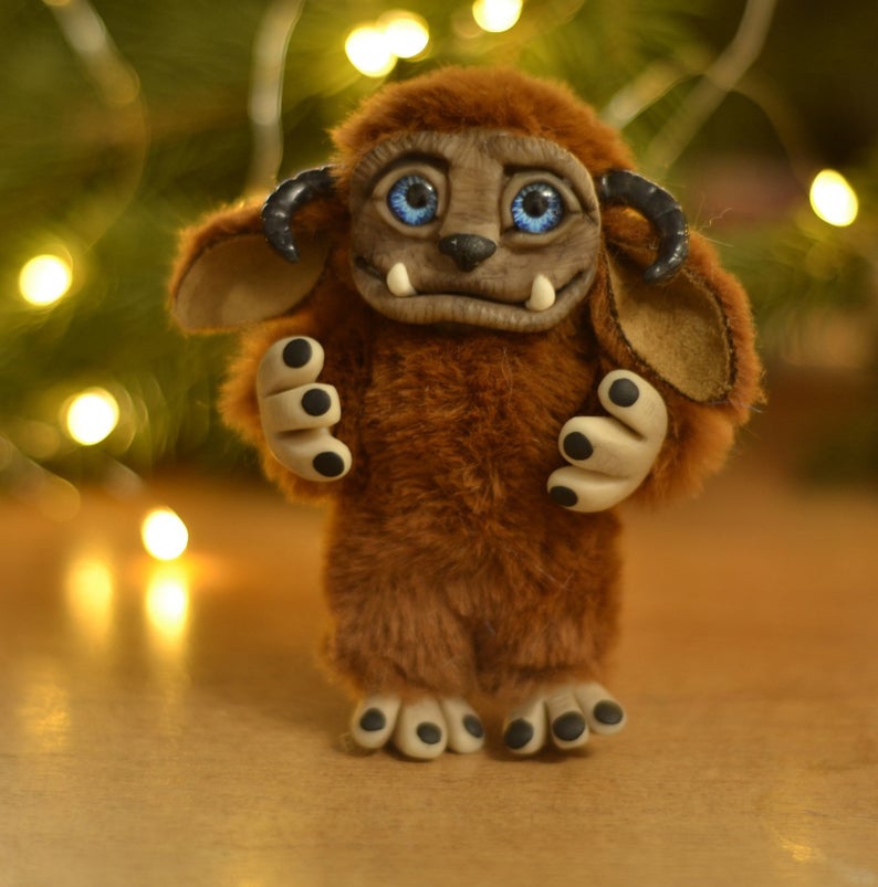 Tiny Ludo,Labyrinth, ooak ,handmade gift, furry animal, kawa - Inspire ...