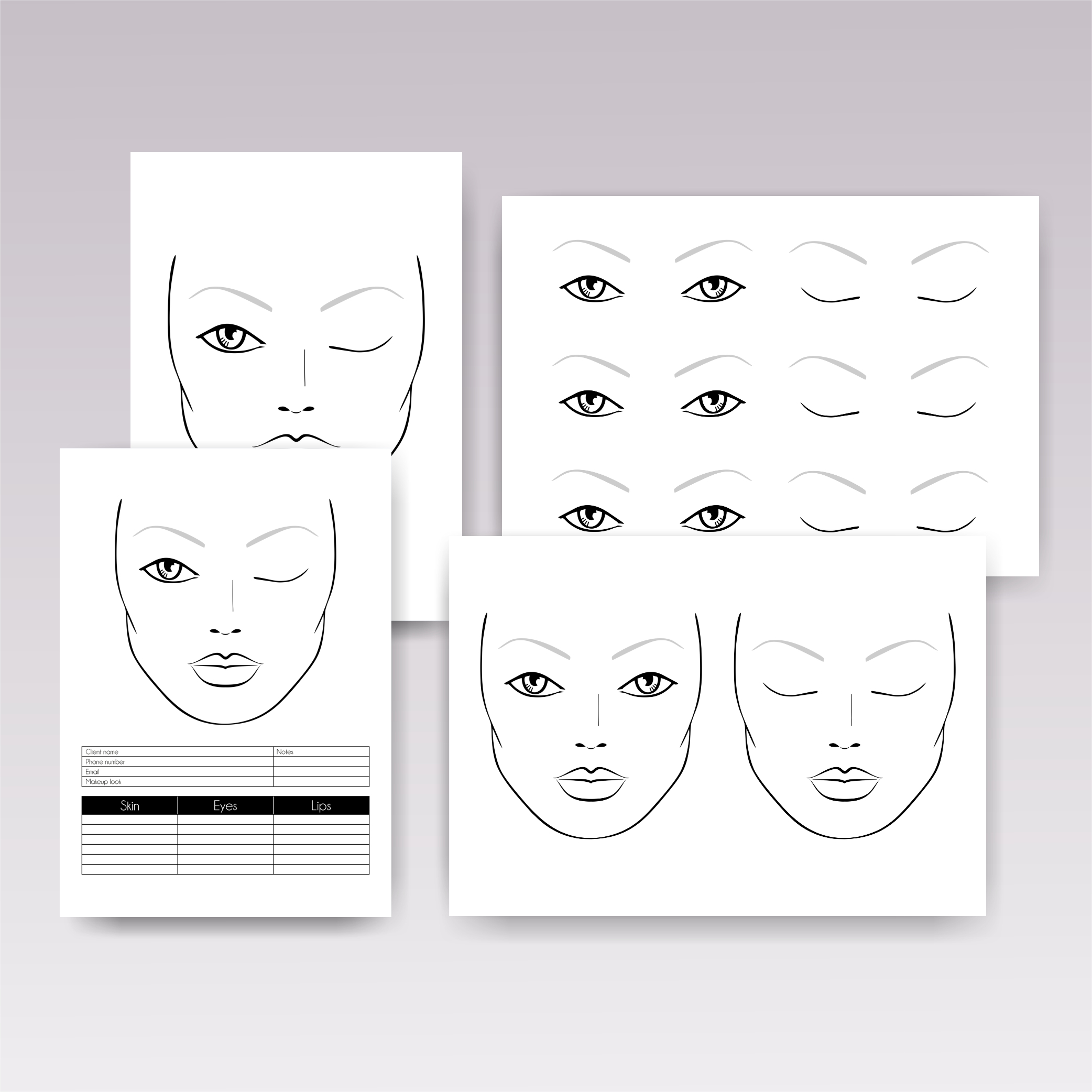 Makeup Practice Sheets Ubicaciondepersonas cdmx gob mx