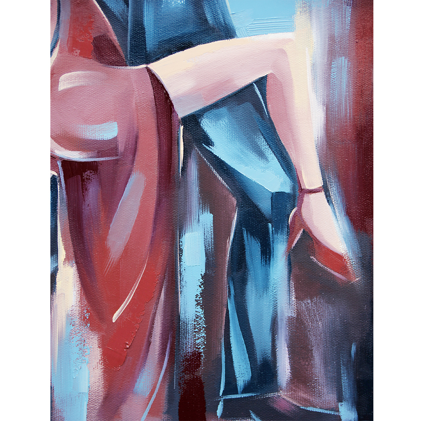 Dance Painting Tango Original Art Romantic Artwork Oil Canva - Inspire ...