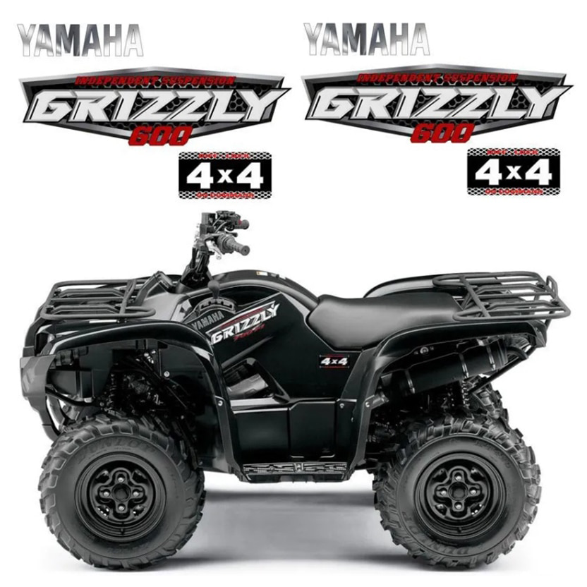 Yamaha Grizzly 550 700 original decals kit | Inspire Uplift