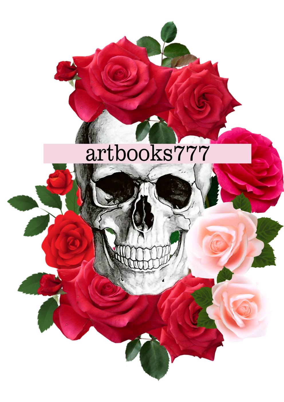 Skull and roses, sublimation, halloween-1 - Inspire Uplift